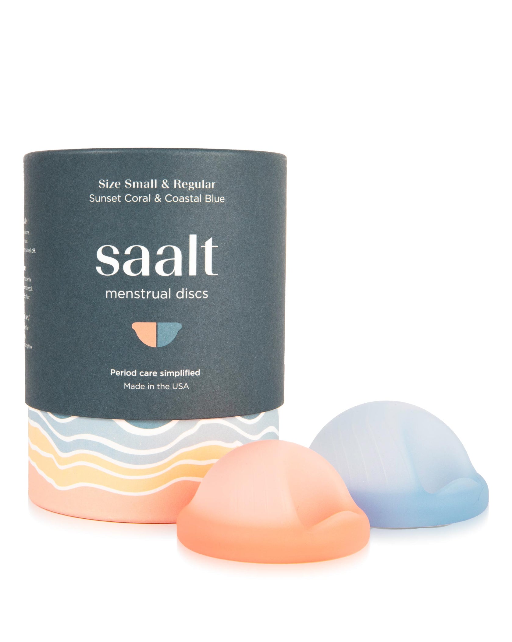Saalt Disc Duo Pack | Reusable Menstrual Discs for Heavy & Light Flow ...