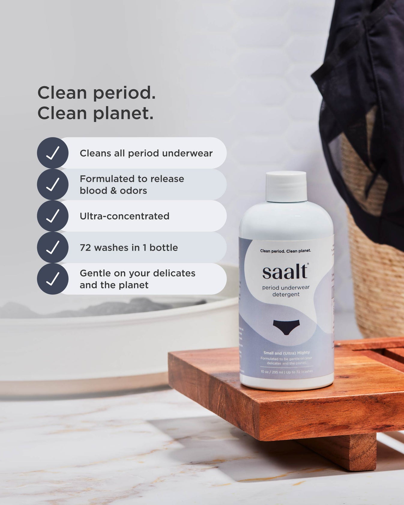 Saalt Period Underwear Detergent | Saalt