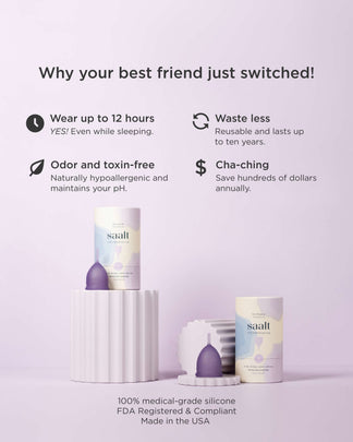 Soft Cup | Menstrual Cups | Saalt