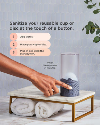Saalt Steamer: Efficient Menstrual Cup & Disc Cleaning | Saalt