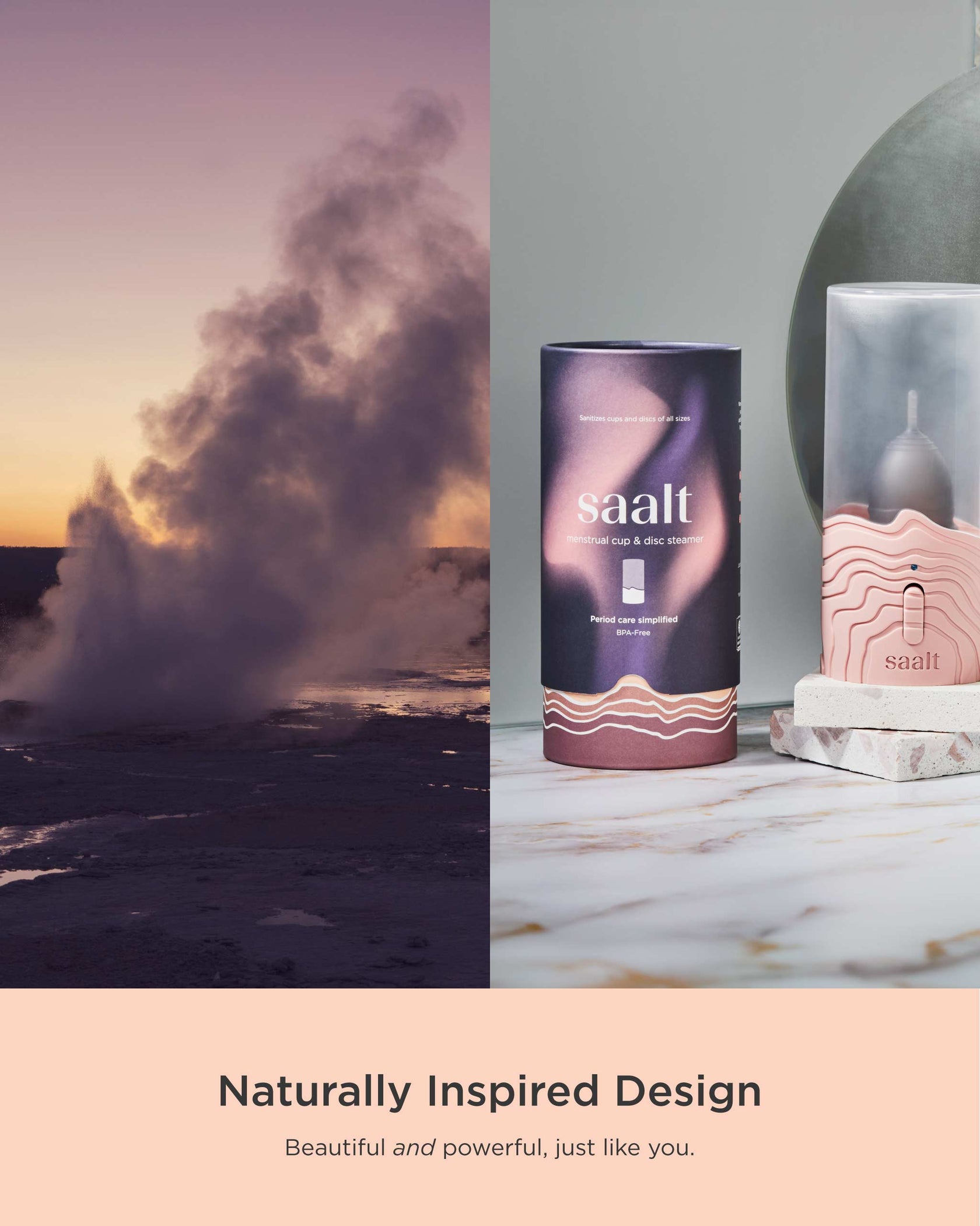 Saalt Steamer: Efficient Menstrual Cup & Disc Cleaning | Saalt