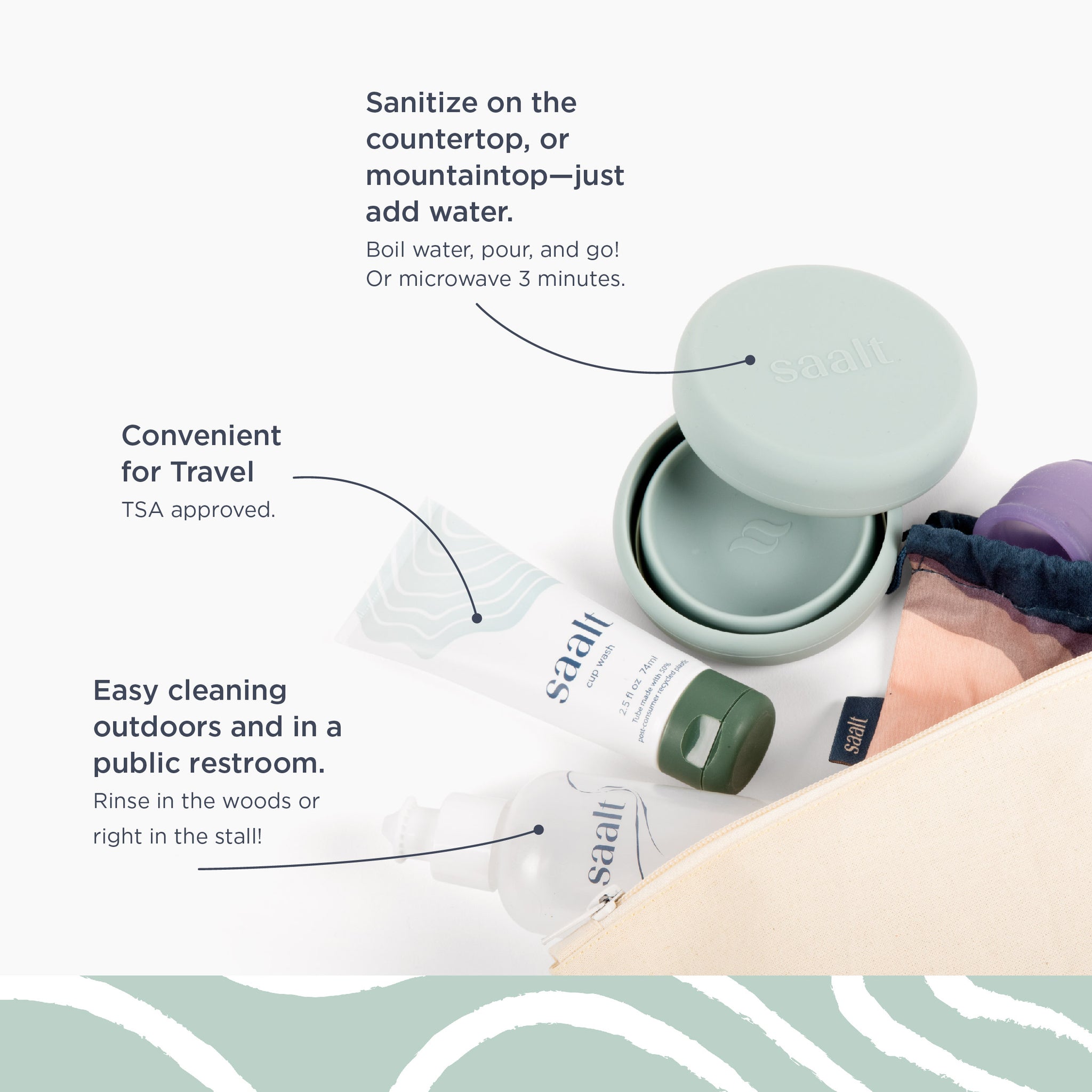 Saalt Travel Kit