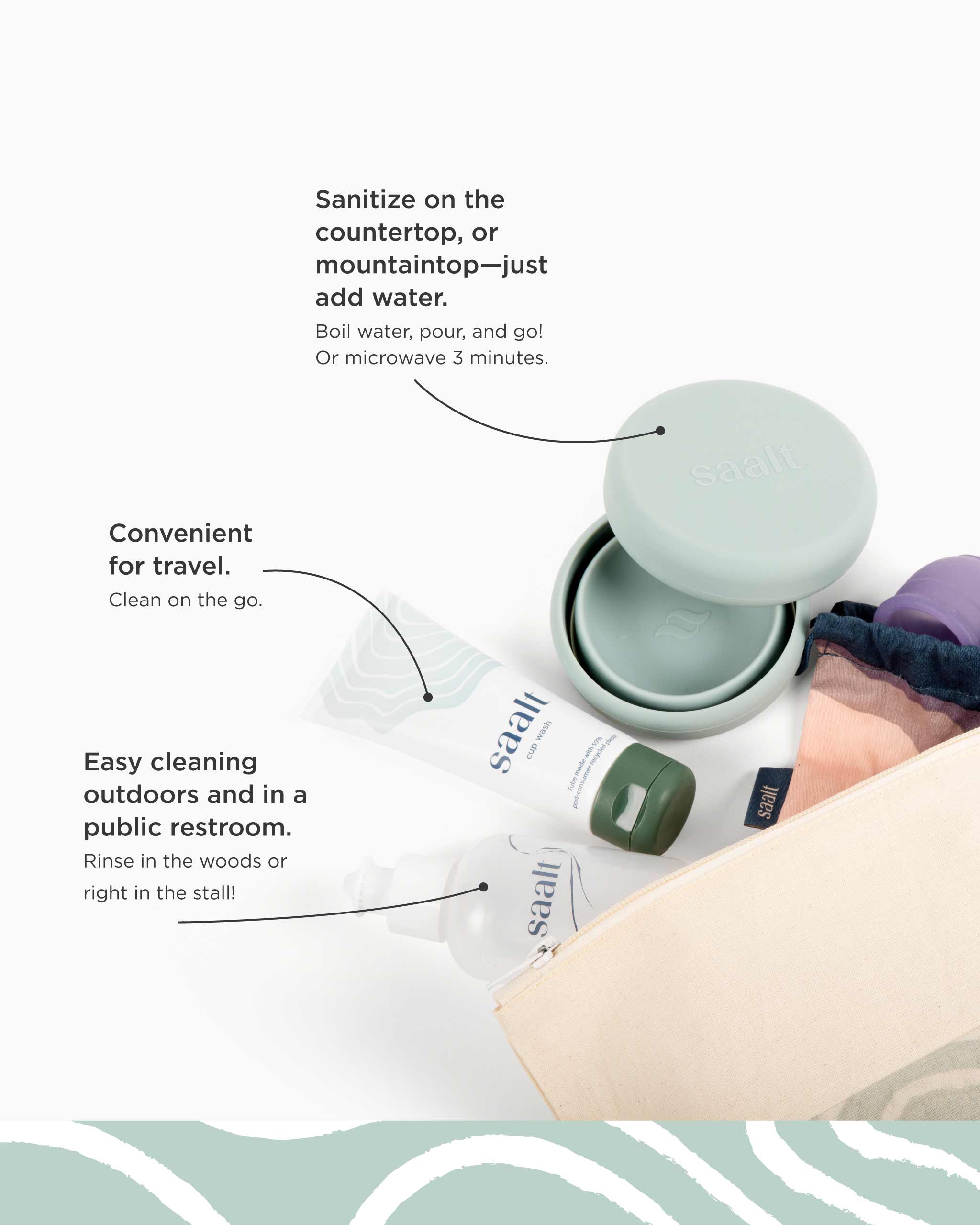 Saalt Menstrual Cups & Discs | Reusable Period Cups | Saalt